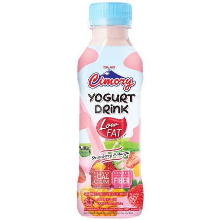 CIMORY YOGURT DRINK LOW FAT STRAWBERRY& MANGO 250ML | eBelanja.id