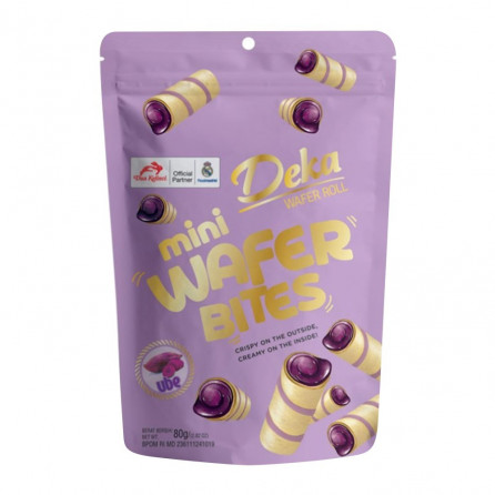 DEKA MINI WAFER BITES UBE 80G | eBelanja.id