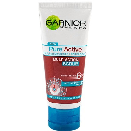 Garnier Facial Foam Multi-Action Pure Active Tub 100ml | eBelanja.id