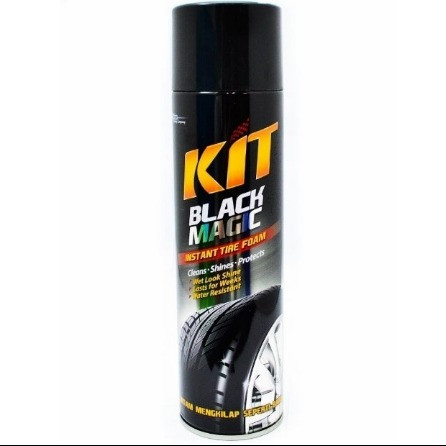 Kit Black Magic Instant Tire Clean KLG 400ML | eBelanja.id