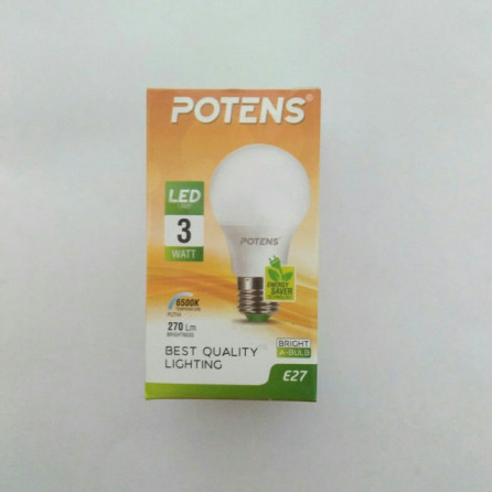 LED BULB POTENS 3W | eBelanja.id