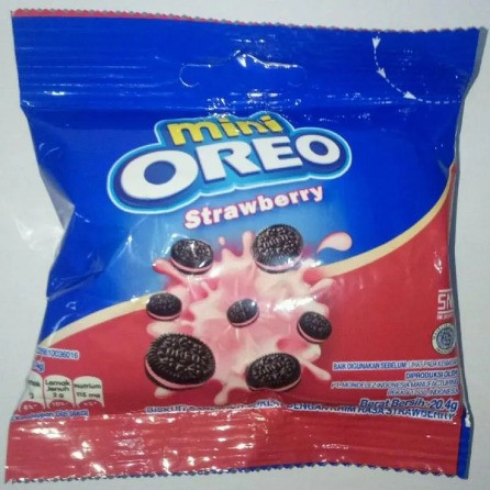 MINI OREO STRAWBERRY 20,4g | eBelanja.id