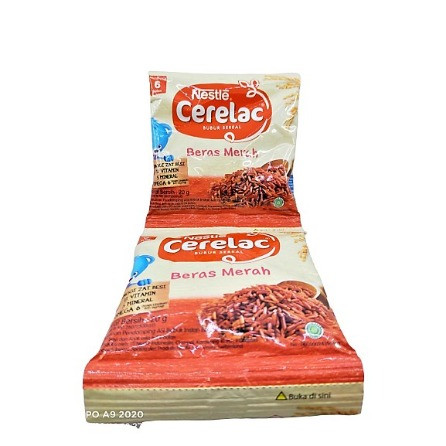 NESTLE CERELAC RED RICE SICH 20G | eBelanja.id