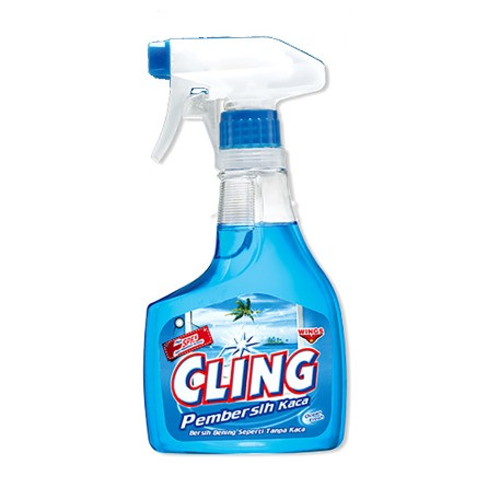 PEMBERSIH KACA CLING BIRU BTL 440ML | eBelanja.id