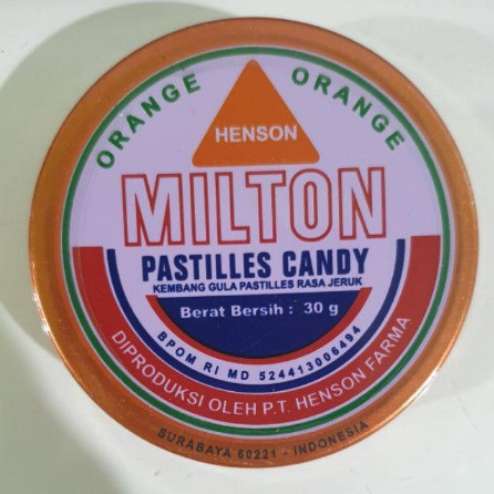 PERMEN MILTON JERUK 30G | eBelanja.id