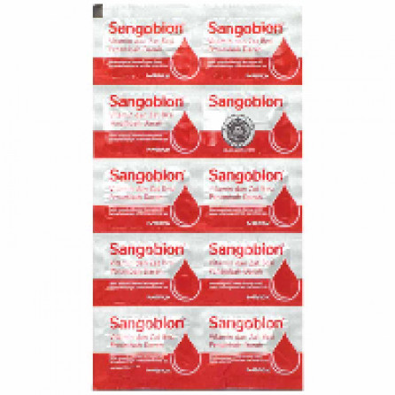 Sangobion Obat Tambah Darah Isi 10 Tablet | eBelanja.id