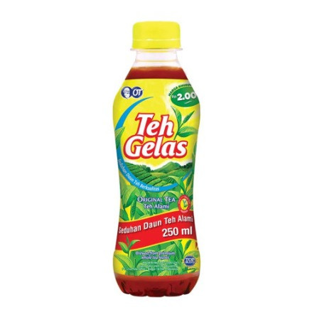 TEH GELAS BOTOL GULA ASLI 250ML | eBelanja.id