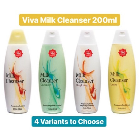 VIVA MILK CLEANSER 200ML | eBelanja.id
