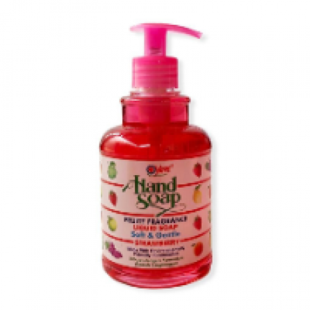 Yuri Hand Soap Pump Strawberry 410ml | eBelanja.id