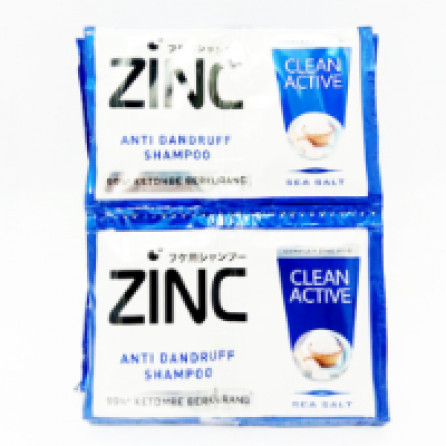 Zinc Shampoo Clean & Active 12 Sch 10ml | eBelanja.id